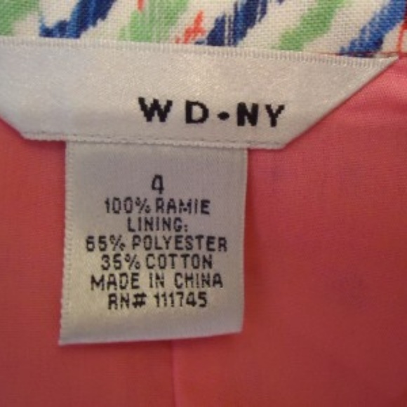 WD.NY | Skirts | Wdny Skirt 4 Ramie Multicolor Lined Sequins Ribbon ...